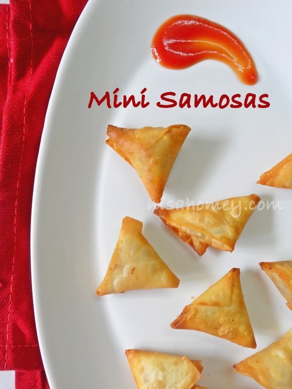 How to make Mini Bitesize Samosa with Samosa Wrappers