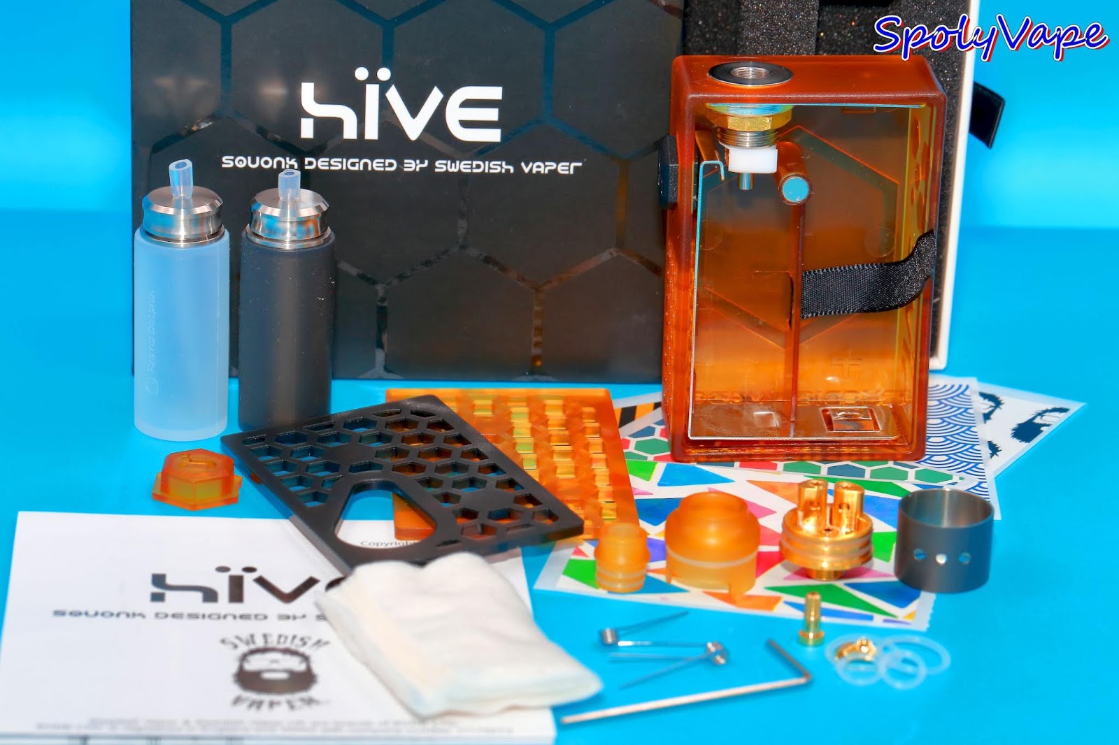 誘人的蜂巢–Swedish Vaper Hive Squonk Kit With Dinky RDA