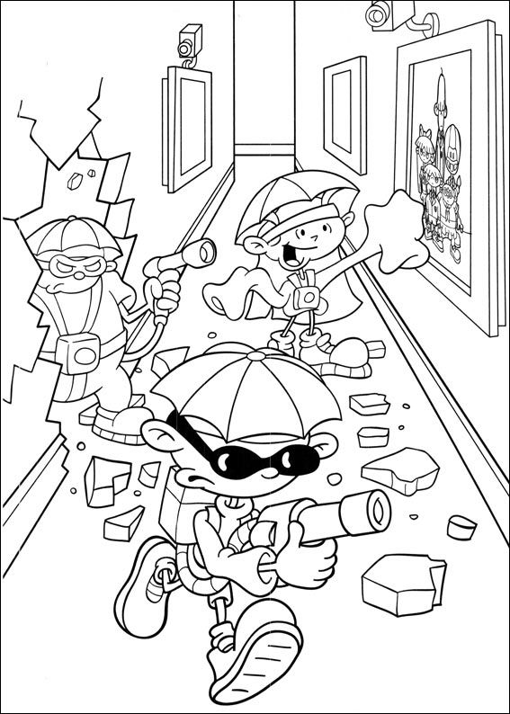 Coloring Pages Cartoon Movie: Codename Kids Next Door Coloring Picture