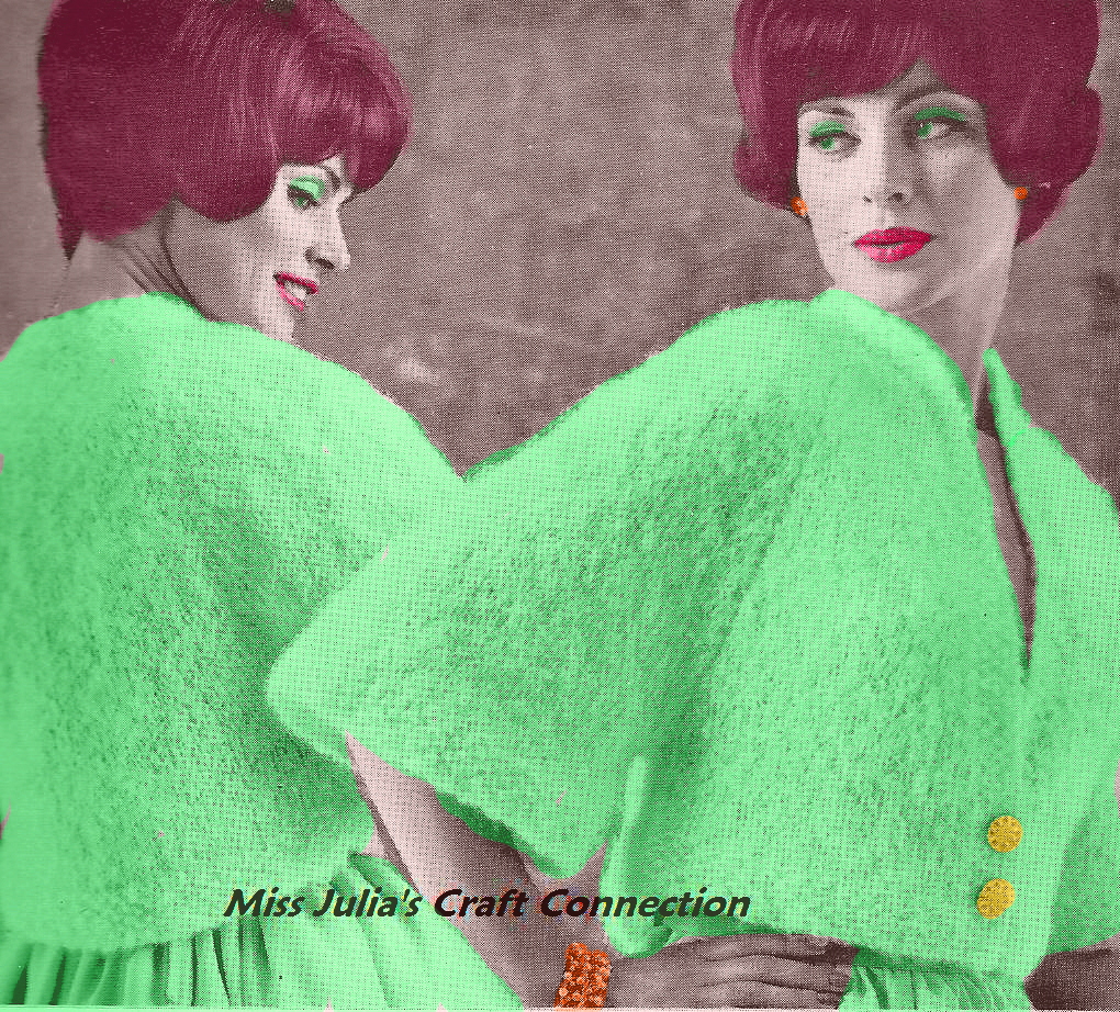 Miss Julia's Patterns: Free Pattern - Vintage Classique Cape Jacket #368