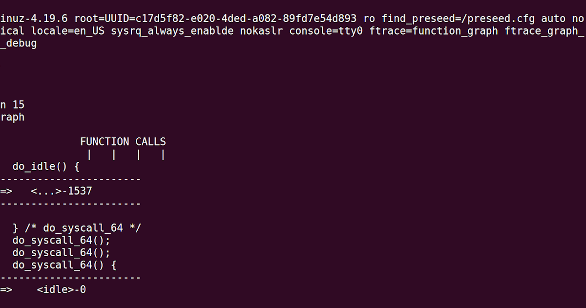 Debugging Linux Kernel Using Ftrace Part 18 Starting Ftrace At Boot
