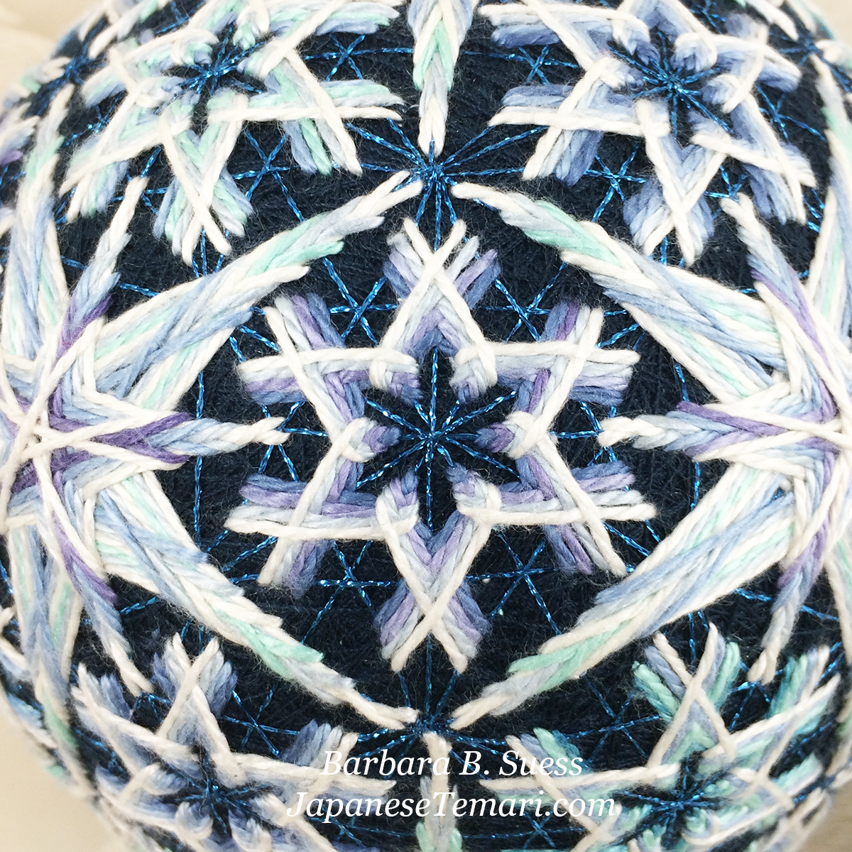 Japanese Temari: More new temari patterns...
