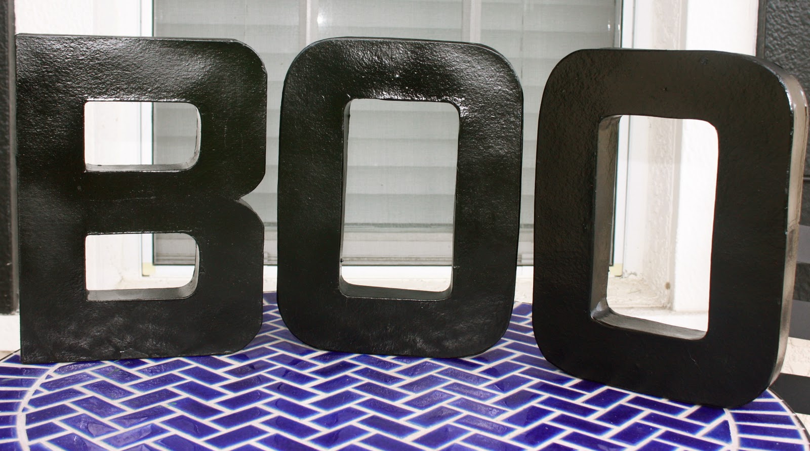 Desperate Craftwives: Decoupage BOO Letters