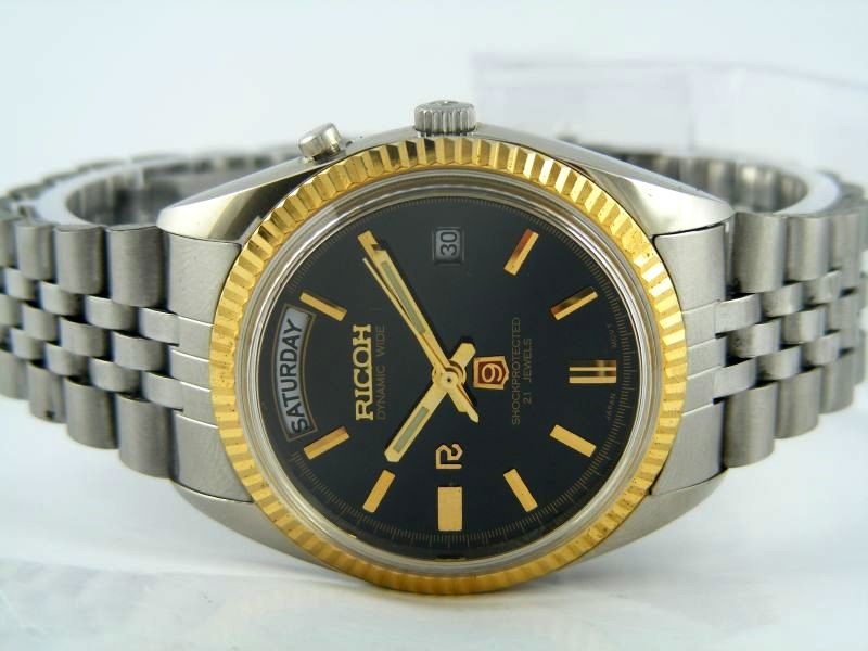 wristwatch: AUTHENTIC NEW OLD STOCK RICOH PRESIDENTGENTS WRISTWATCHES