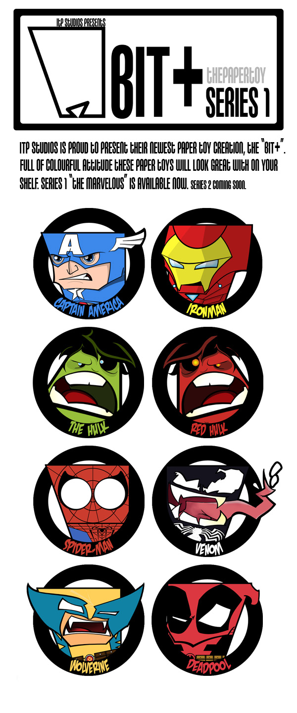 BIT+ the Paper Toy Series 1