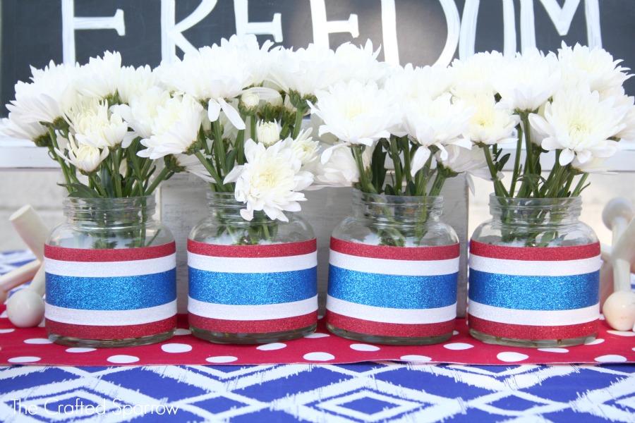 A Glittering 4th of July with American Crafts - The Crafted Sparrow