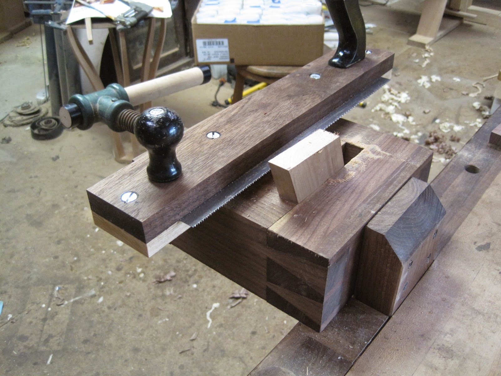 From the Woodshop: Tenoning Jig and Chairmakers Saw
