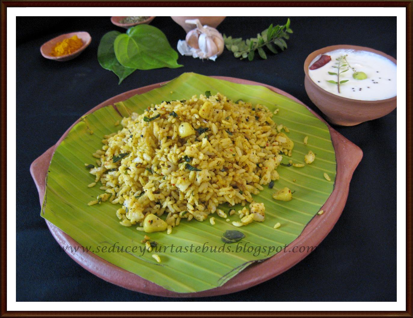 Vetrilai Poondu Sadham with Nelikkai Pachadi | Betel leaf Garlic Rice ...