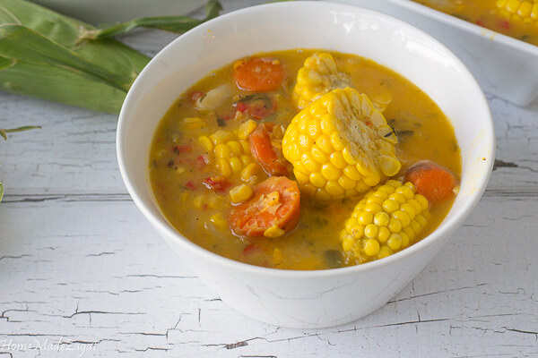 TRáDíTíONáL TRíNíDáD CORN SOUP | Healthy Food Recipes