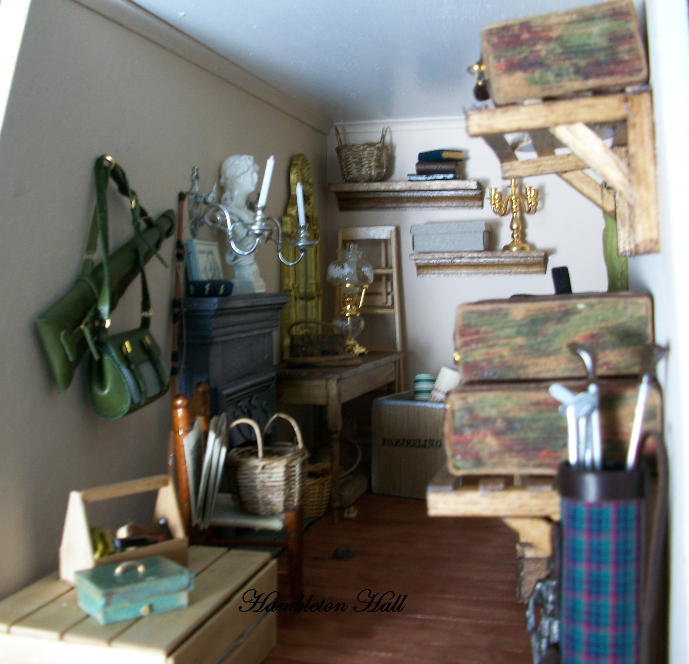 Hambleton Hall: The attic store room