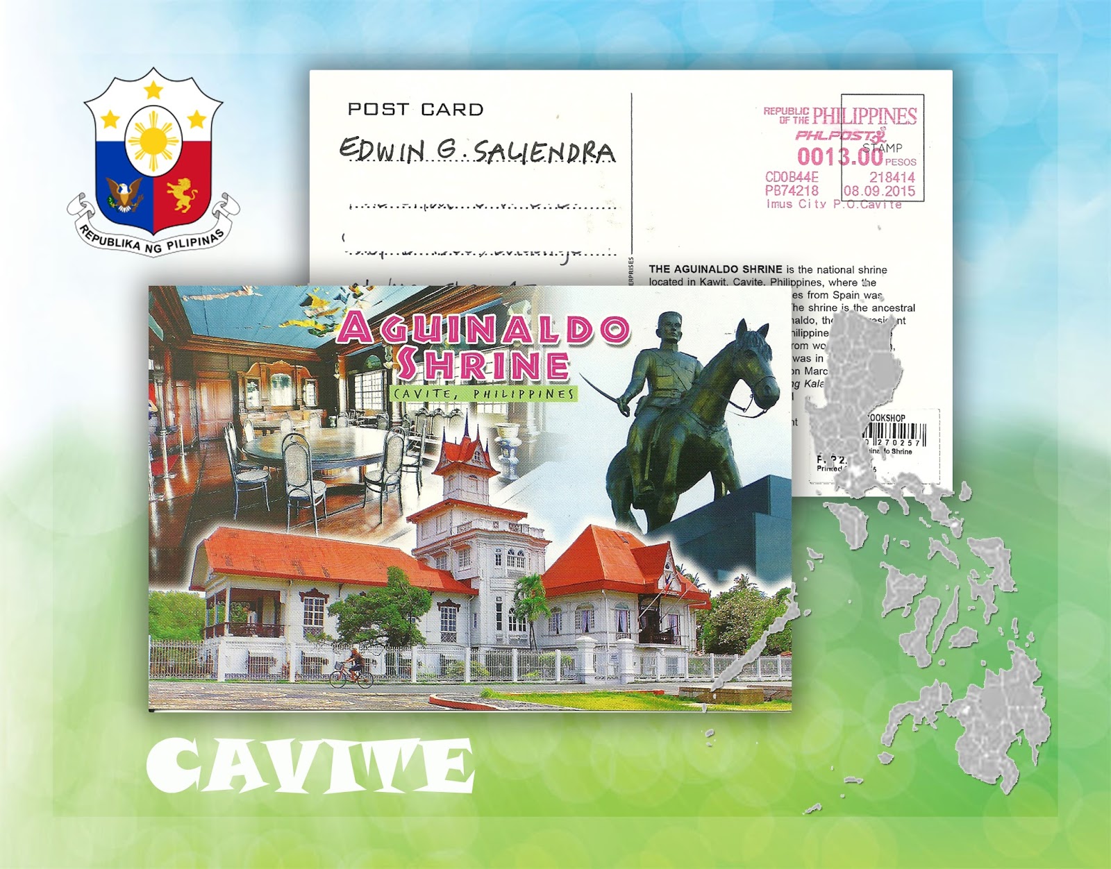 Postcards from my Mailbox: Philippine Metered-Stamped Postcards