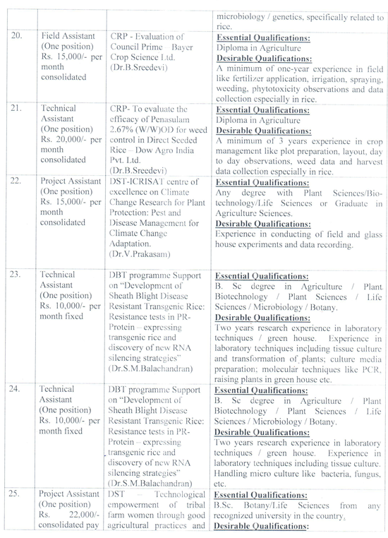 IIRR Hyderabad Project Walk INs 2020 January