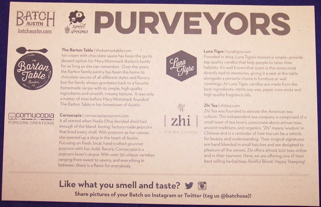 Lone Star Shopper: Batch Austin Gourmet Food Review, February 2015 ...