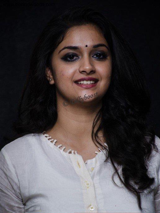 Indian Actress Keerthy Suresh Without Makeup Real Face Closeup Indian