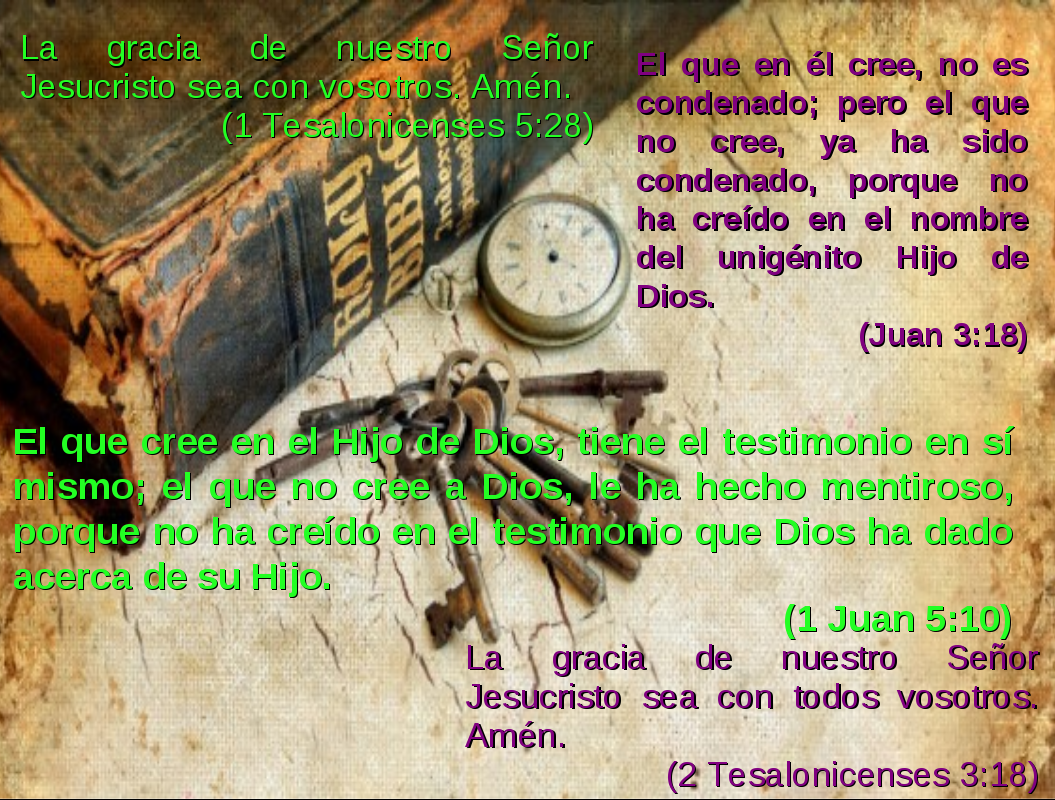 2Puntos y Coma: El que en él cree