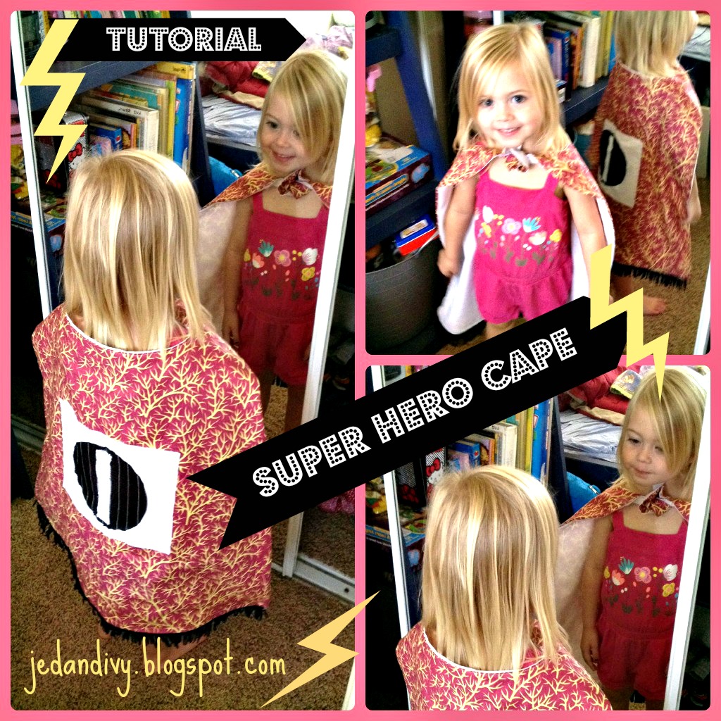 Super Hero Cape Tutorial | Ivy & Co.