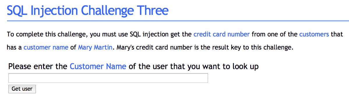 Pentester.es: Solución a SQL Injection Challenge Three