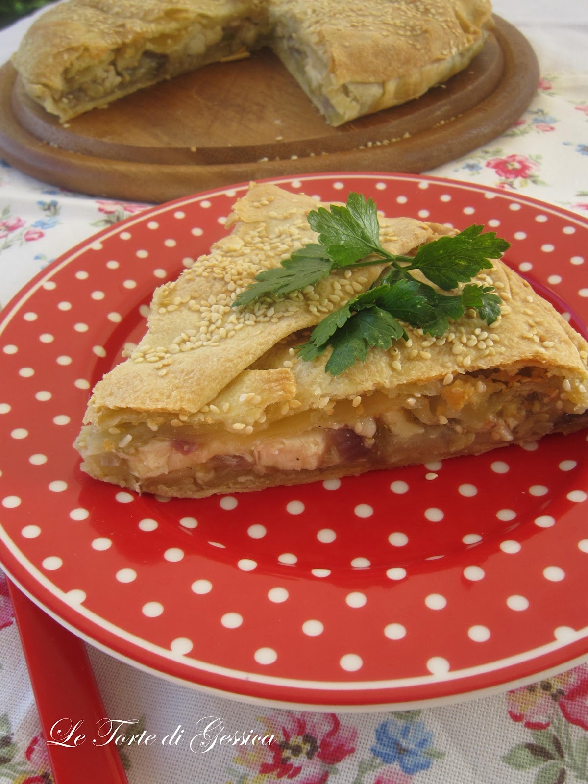 Torta di pasta fillo con verdure e pesce spada | Le Torte di Gessica ...