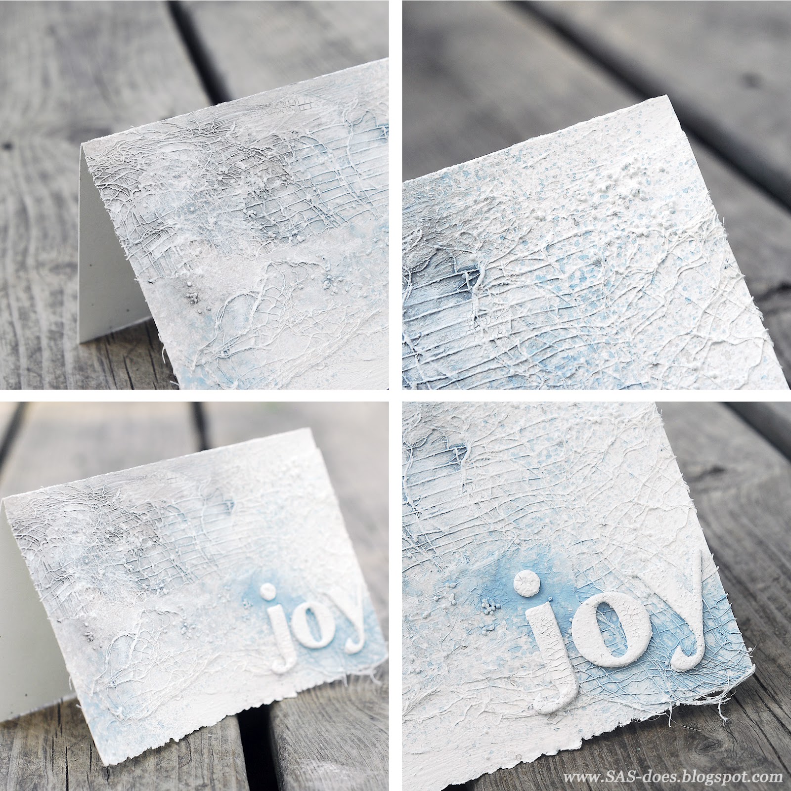 Textured handmade cards | SAS does ...: Textured handmade cards