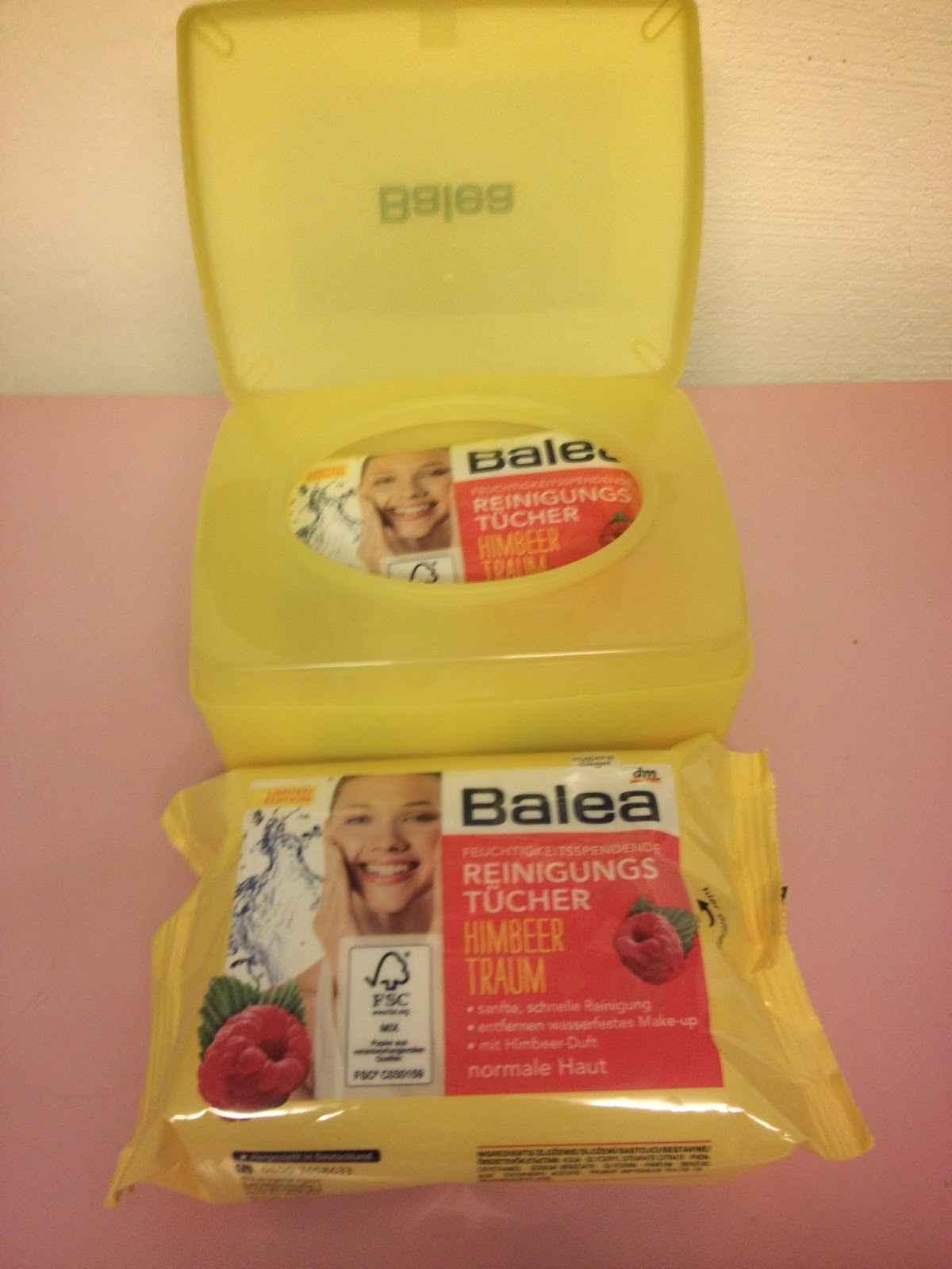 Cherry´s Beauty & Lifestyle Blog: Balea LE - Abschminktücher Himbeertraum