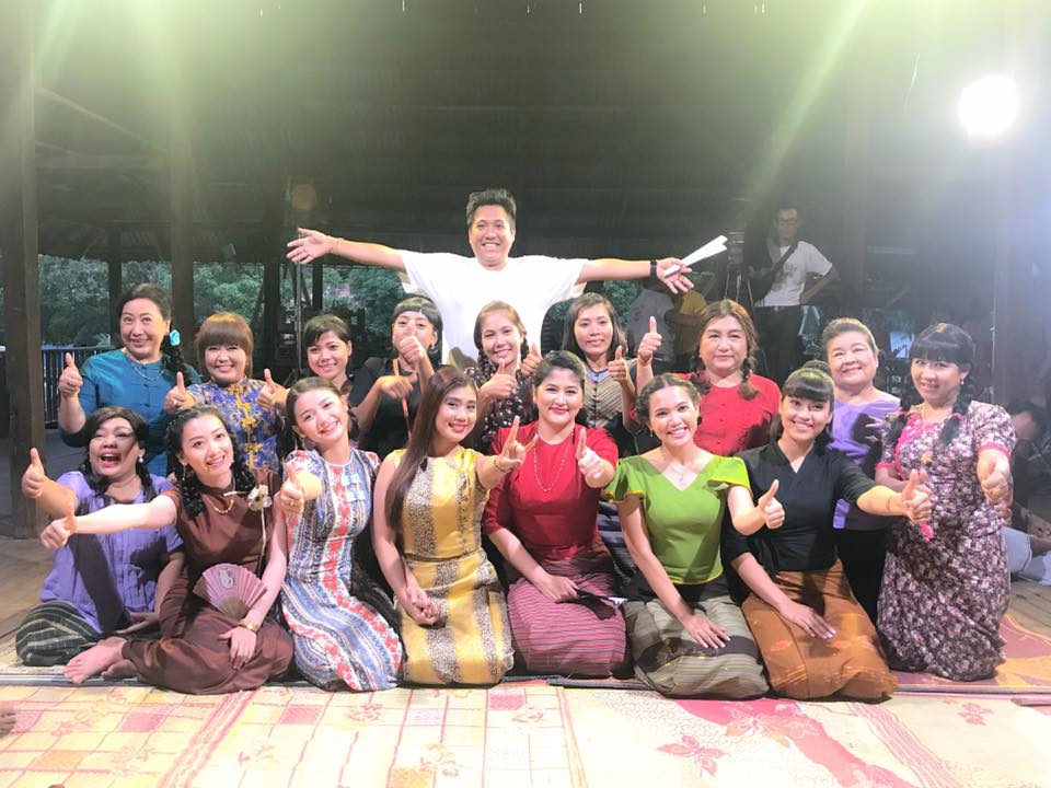 Khine Thin Kyi Behind The Scenes From New Movie " Mahar Mahar Hla Yin ...