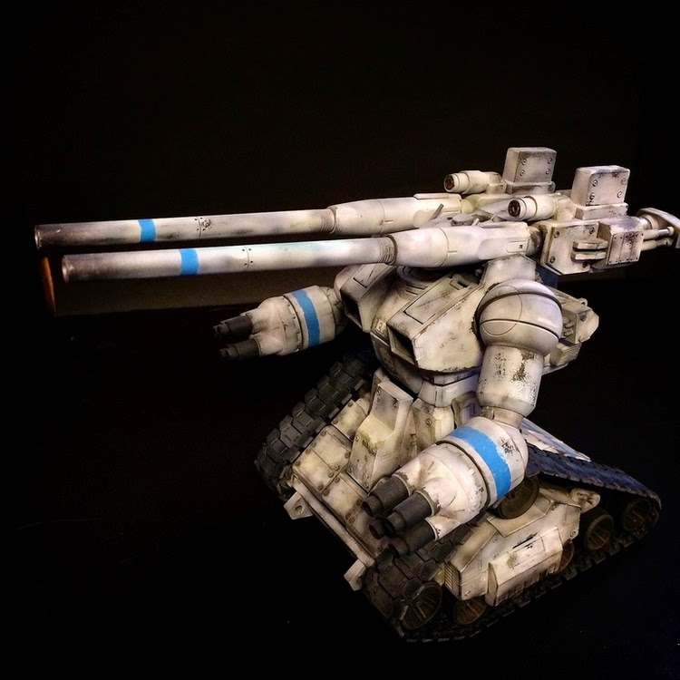 Custom Build: MG 1/100 Guntank "Winter Camouflage ver."