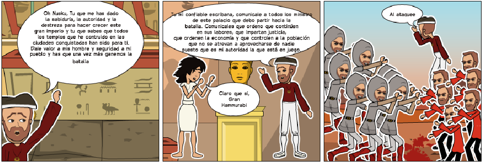 Comic de la Gran Invasión a Hammurabi