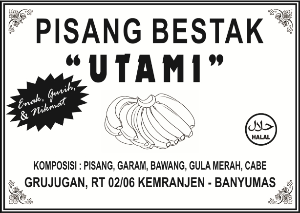 Desain Label Makanan Ringan / Cemilan / Snack Tradisional cdr | Desain ...
