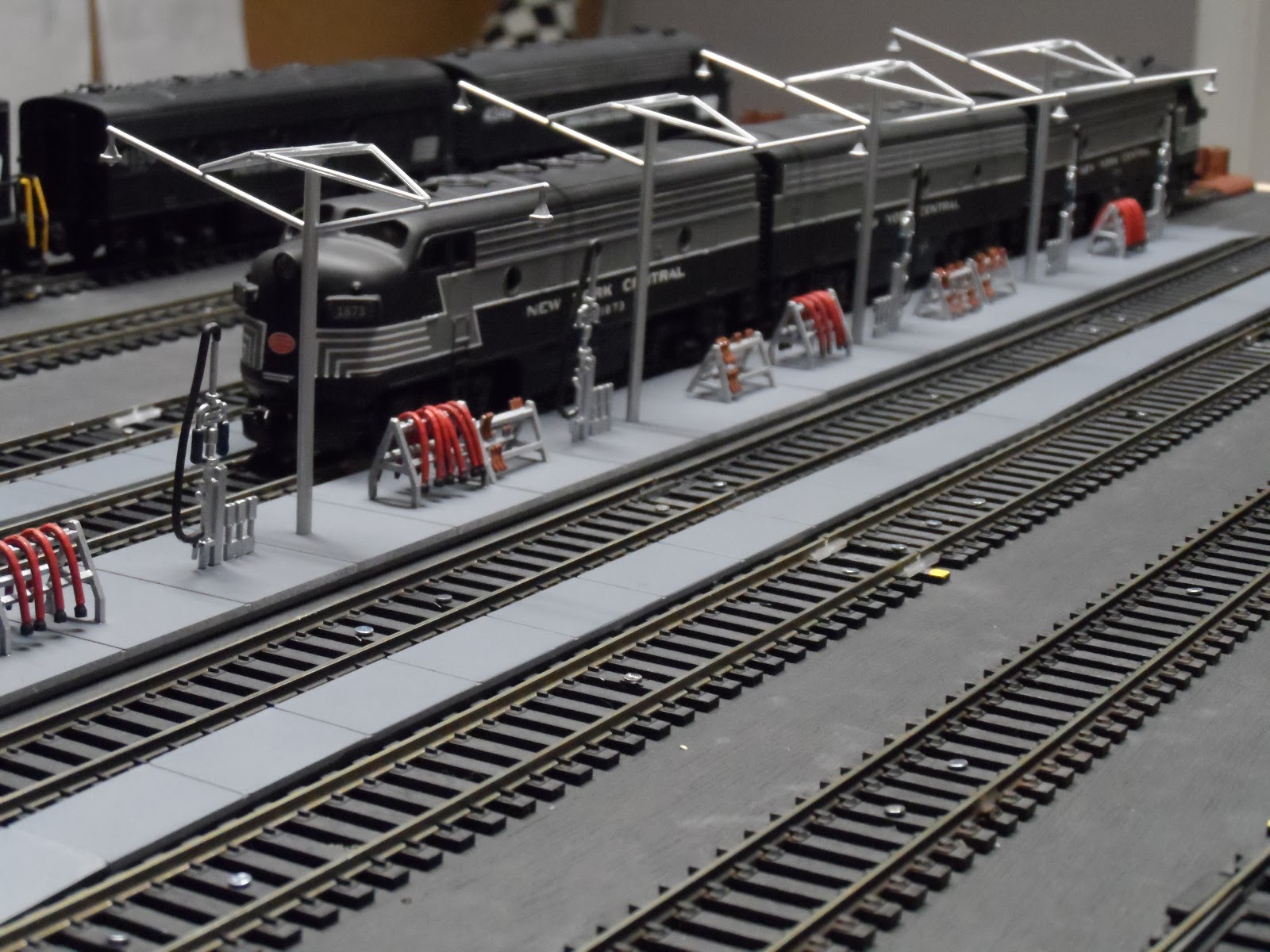 New York Central Train Layout: Terminal Yard Engine Facility Additions