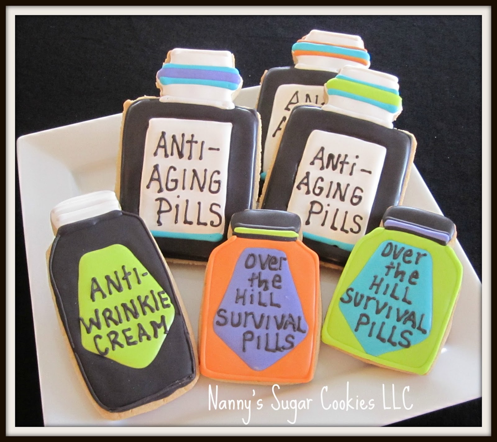 Nanny's Sugar Cookies LLC: Over the Hill Birthday Cookies...