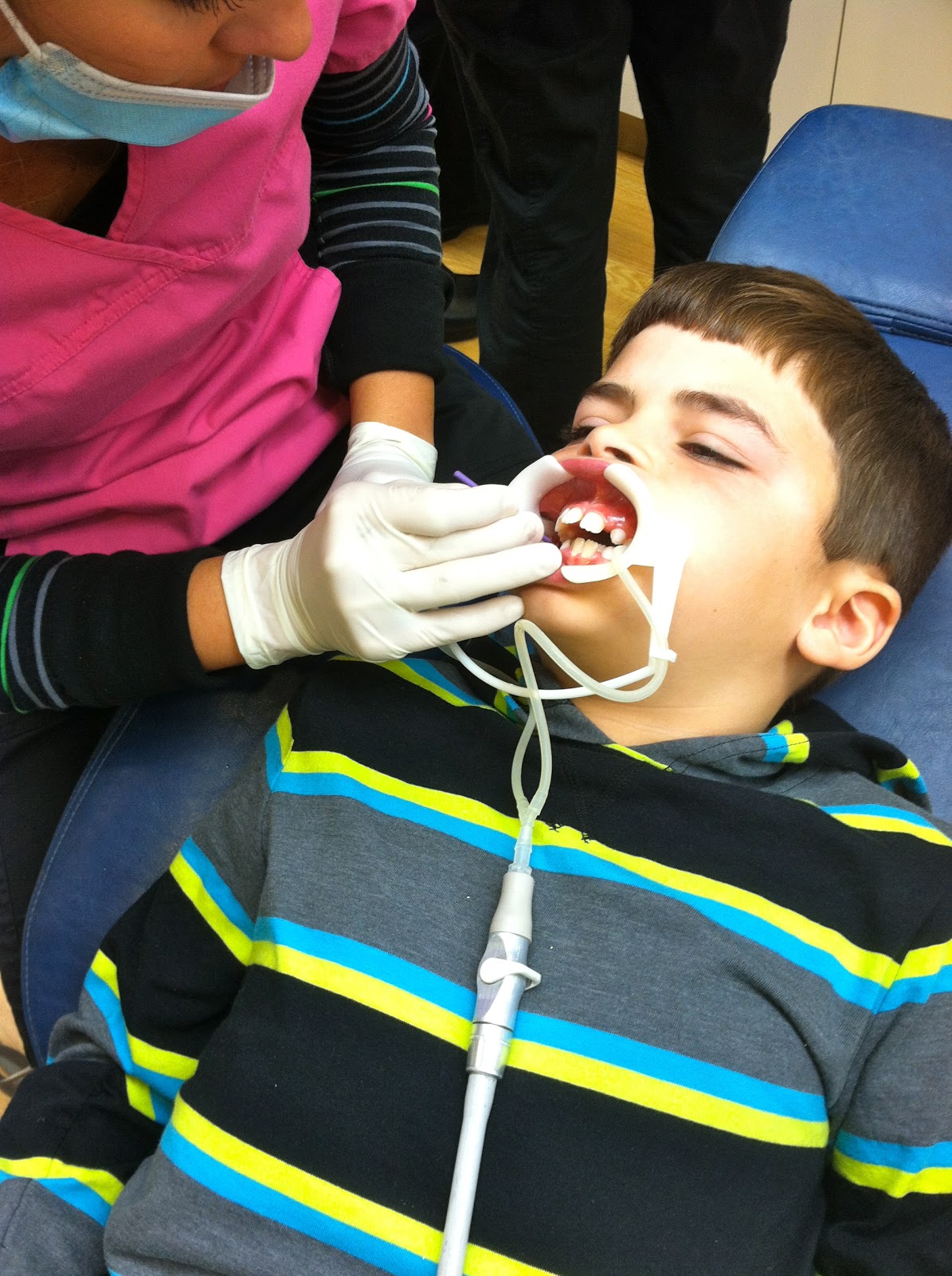 grass stains: Braces for Nathaniel