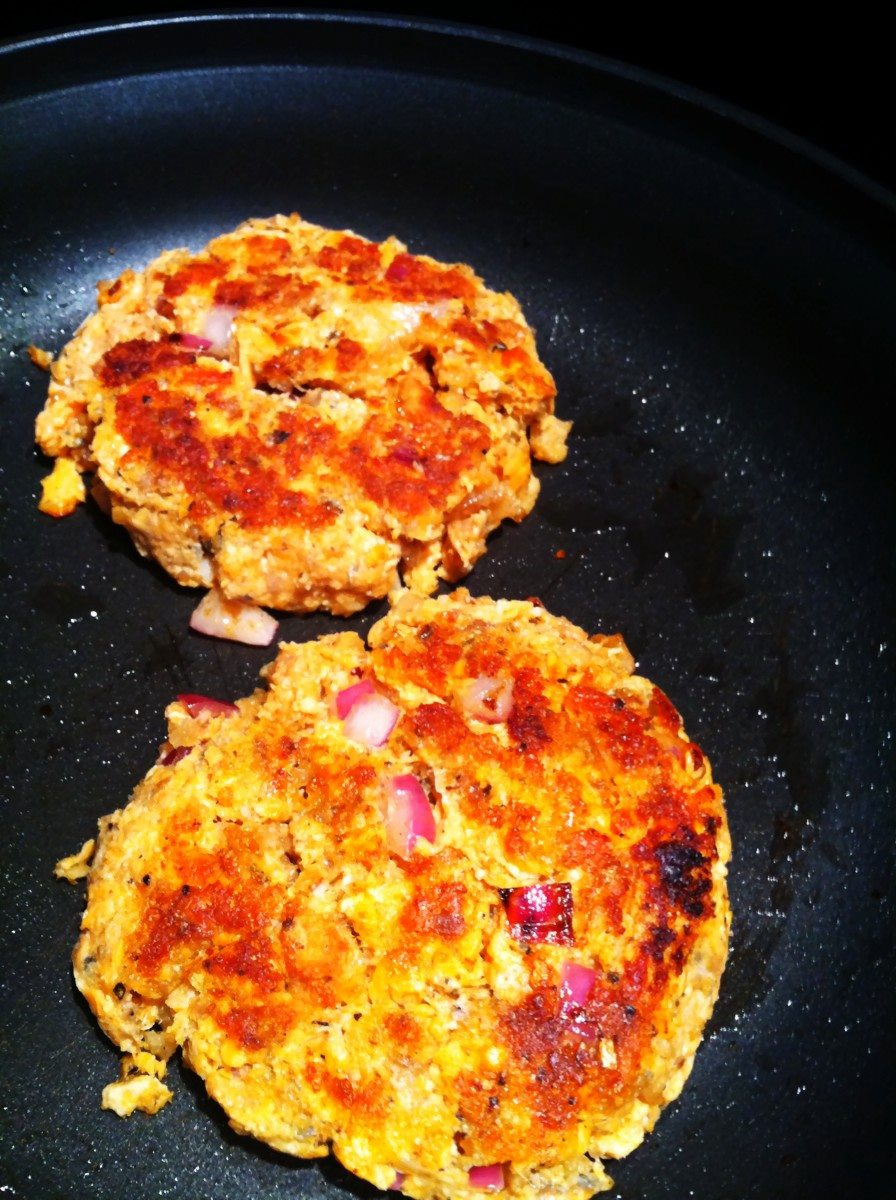 Pork rind salmon cakes, seriously... | Kait's Primal Kitchen