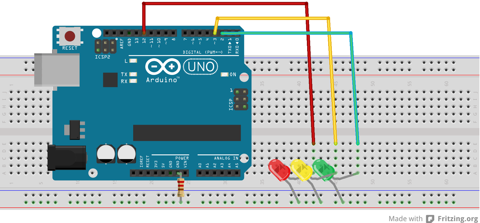 5. Antes de profundizar en Arduino, explicaremos la protoboard ...