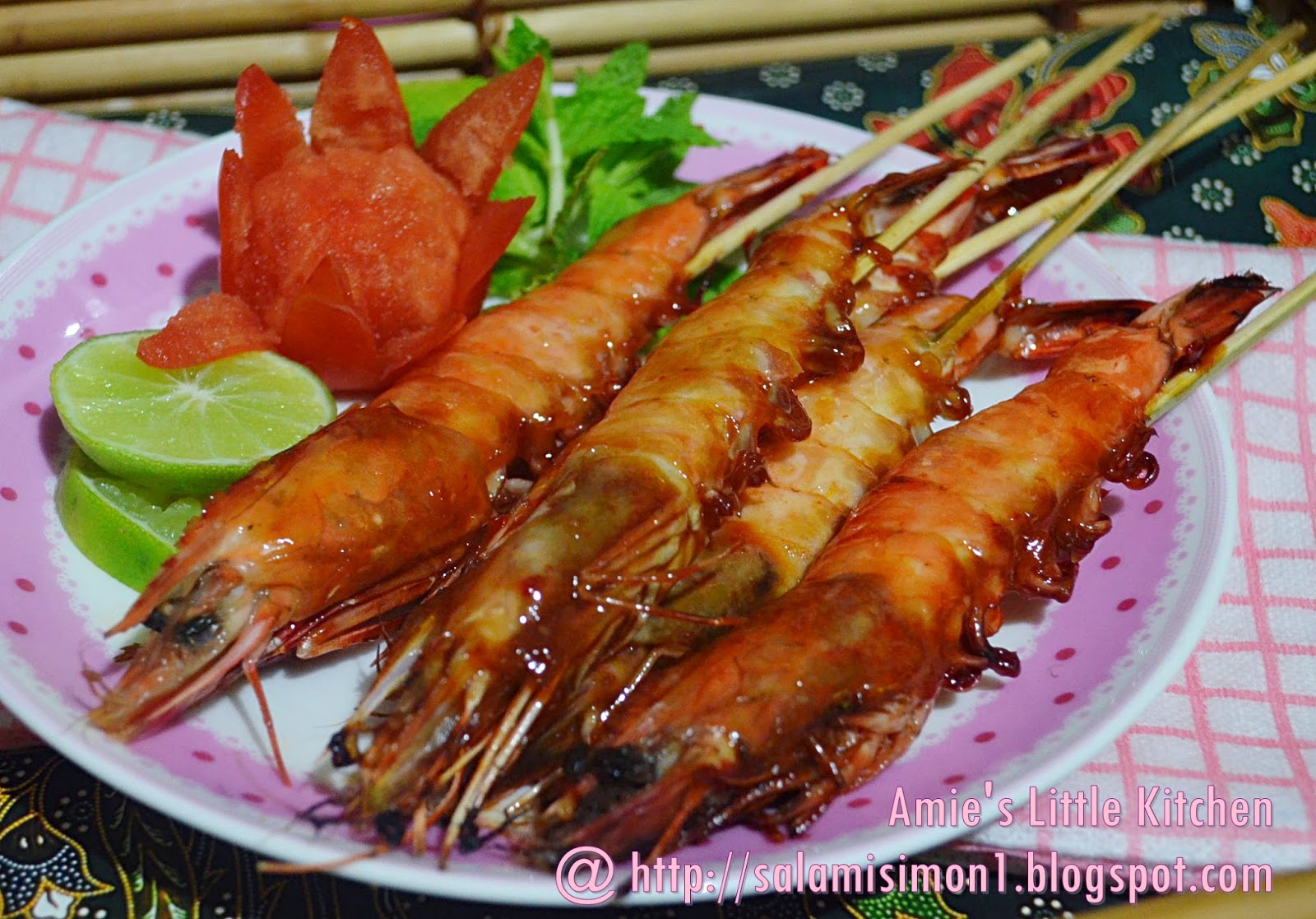 Sate Udang - Amie's Little Kitchen