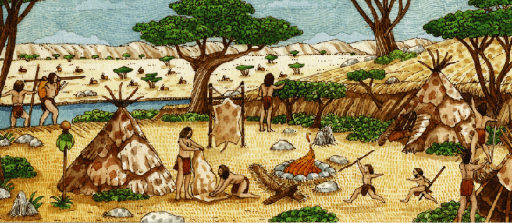 LA VIDA EN EL PALEOLÍTICO: LA ORGANIZACION SOCIAL Y SUS VIVIENDAS