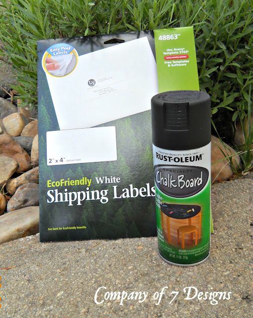 Company of 7 Designs: Chalk Paint Label Tutorial