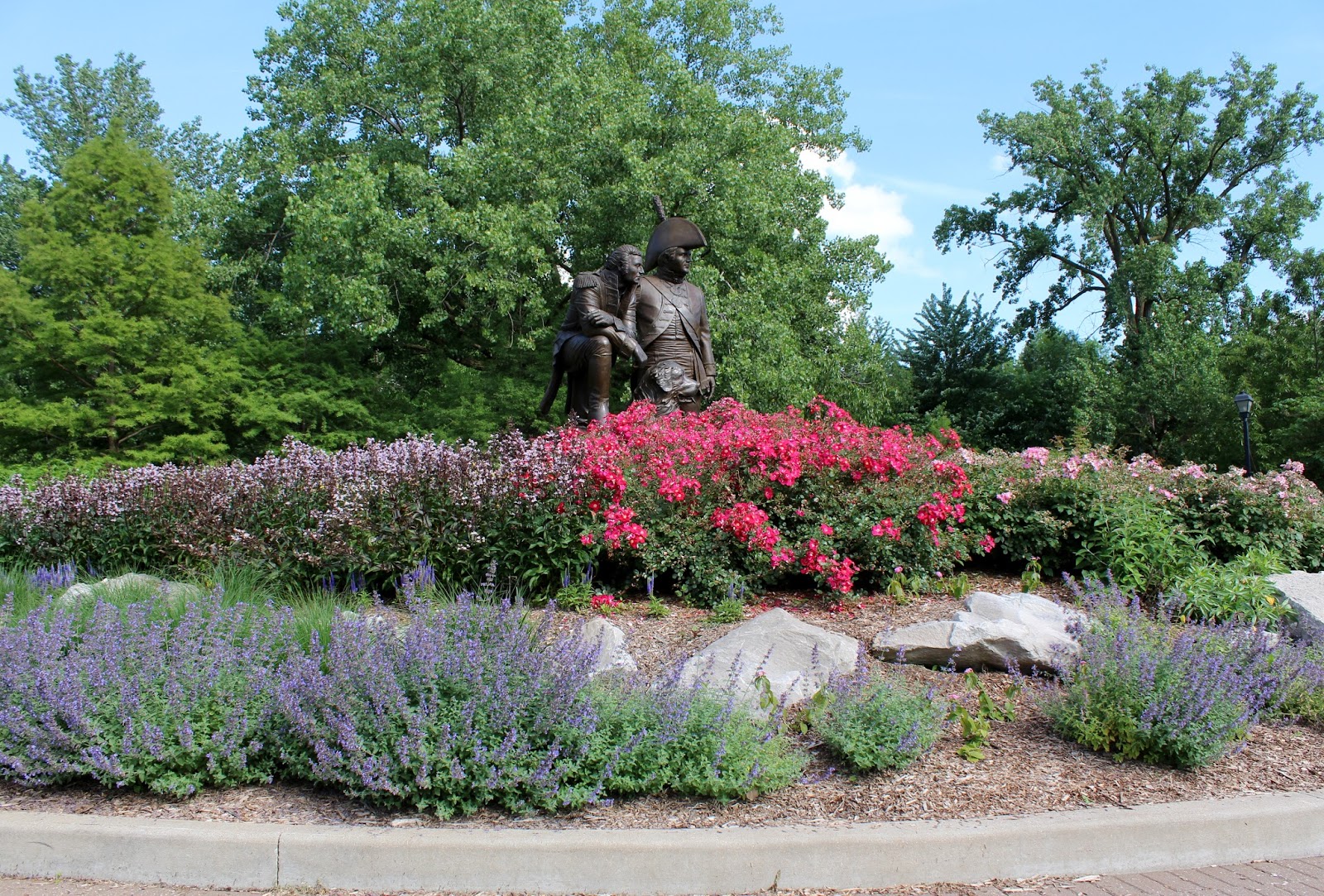 Out and About the Midwest: Frontier Park in St. Charles: Monuments to ...