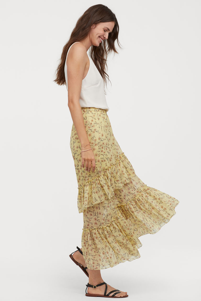 SUMMER TRENDS; LA FALDA MIDI ESTAMPADA.-