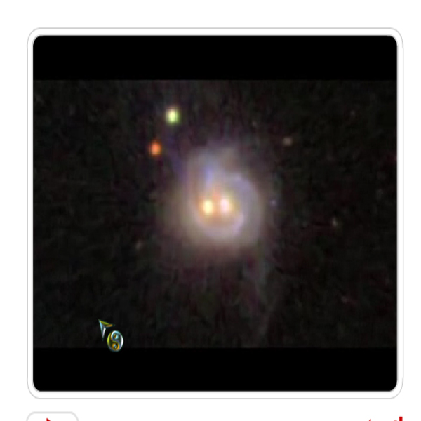 Black Hole In One Twin Galaxies:News & Information