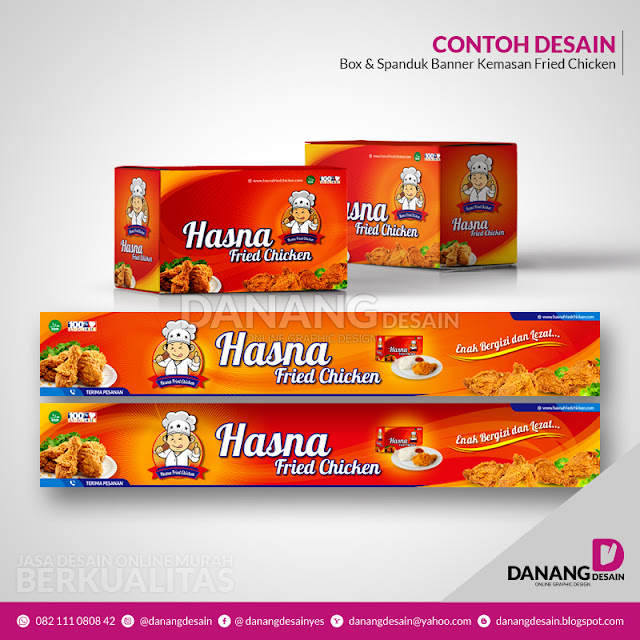 Contoh Desain Spanduk Banner Fried Chicken - Contoh Desain Banner Spanduk