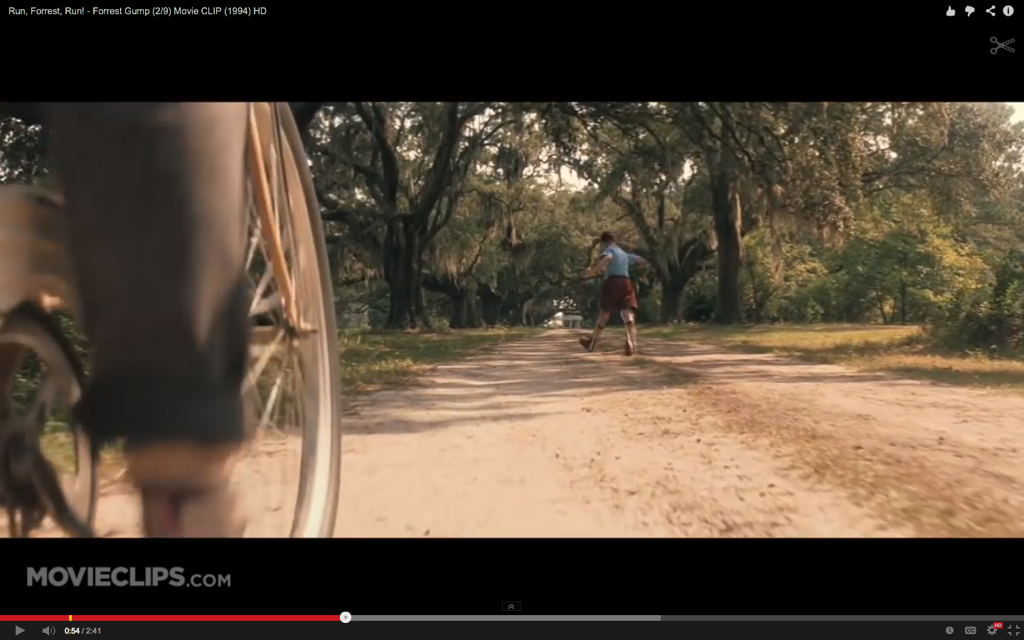 Maci Arms TCF 312: Midterm Blog Post: "Run Forrest Run!" Scene Analysis