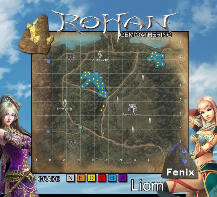 Rohan Gem Gathering Map | Inelegant Zone