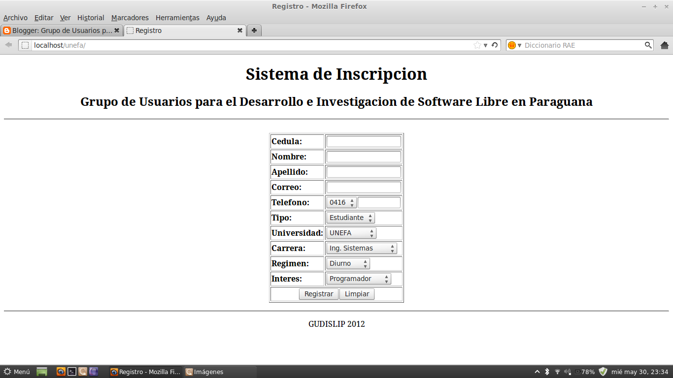 Grupo de Usuarios para el Desarrollo e Investigación de Software Libre ...