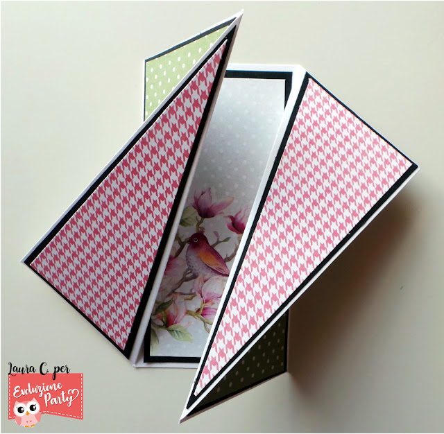 evoluzioneparty: Diagonal Gate Fold Card