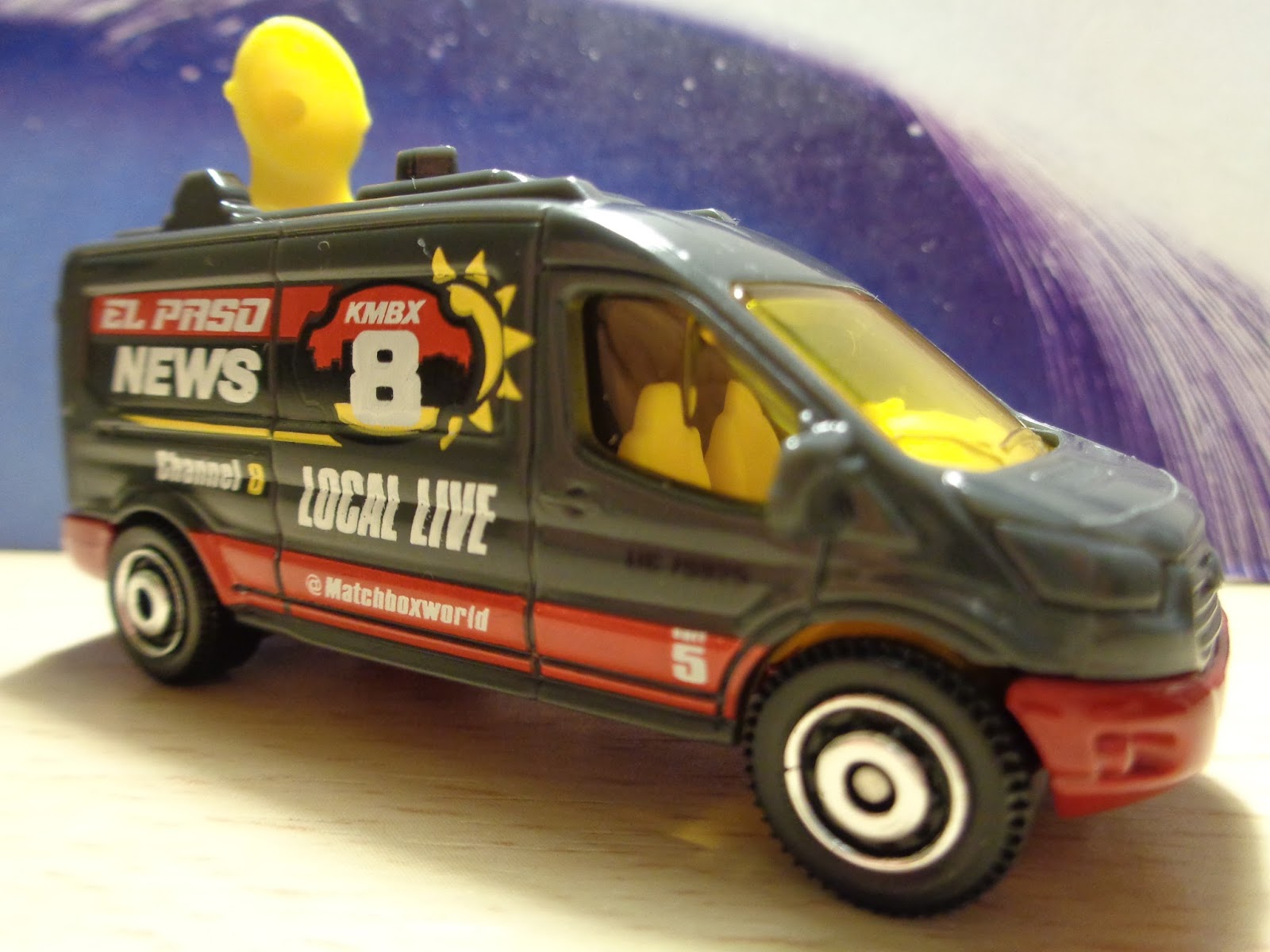 J And J Toys: Matchbox Monday - 14 Ford Transit News Van