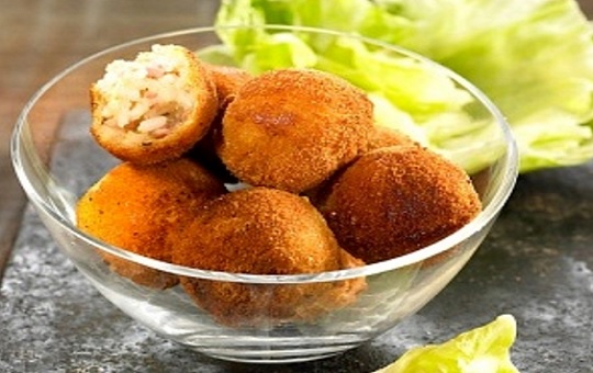 Bolas de arroz fritas | Recetas de Cocina faciles.