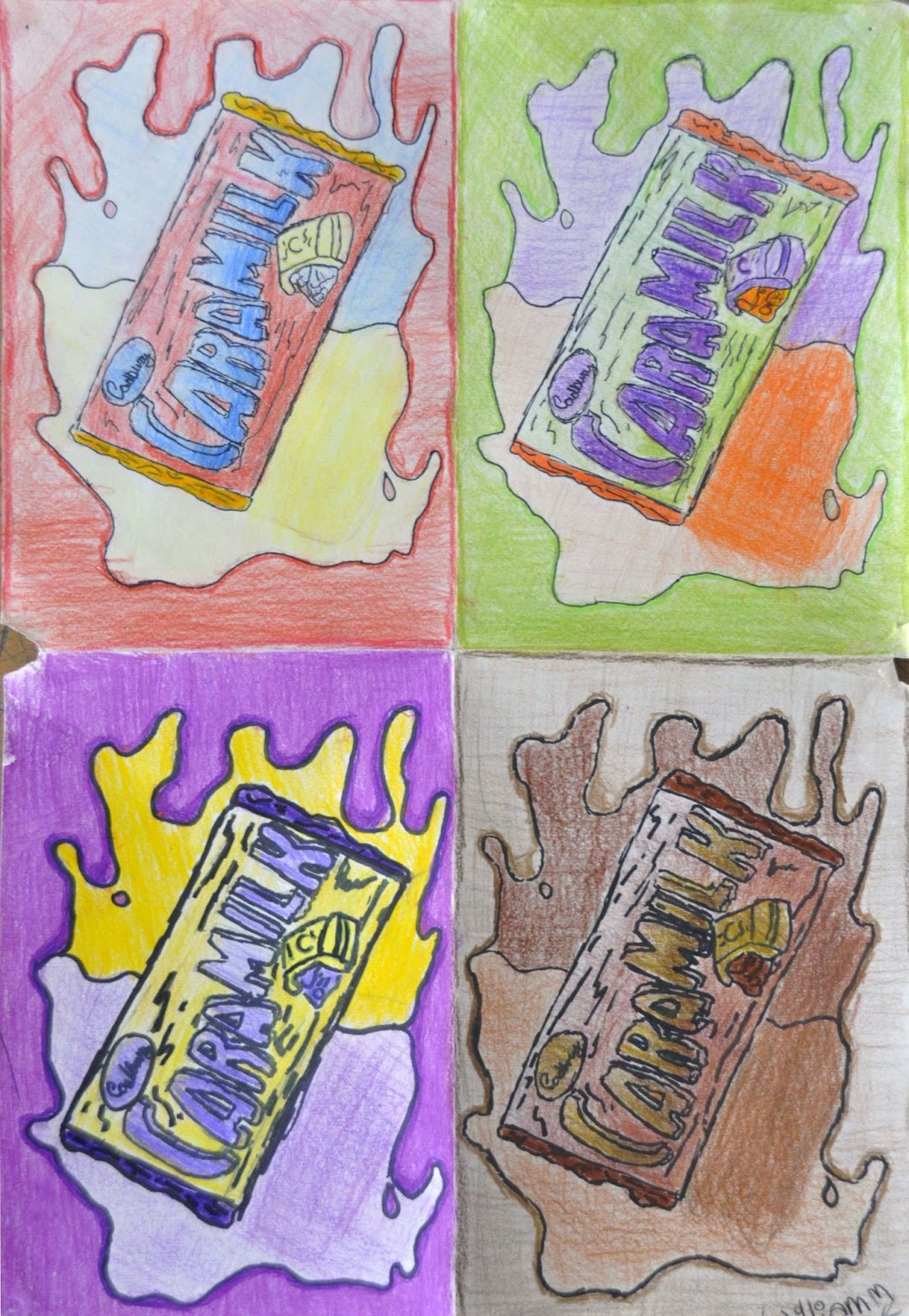 artisan des arts: Pop Art - grade 7