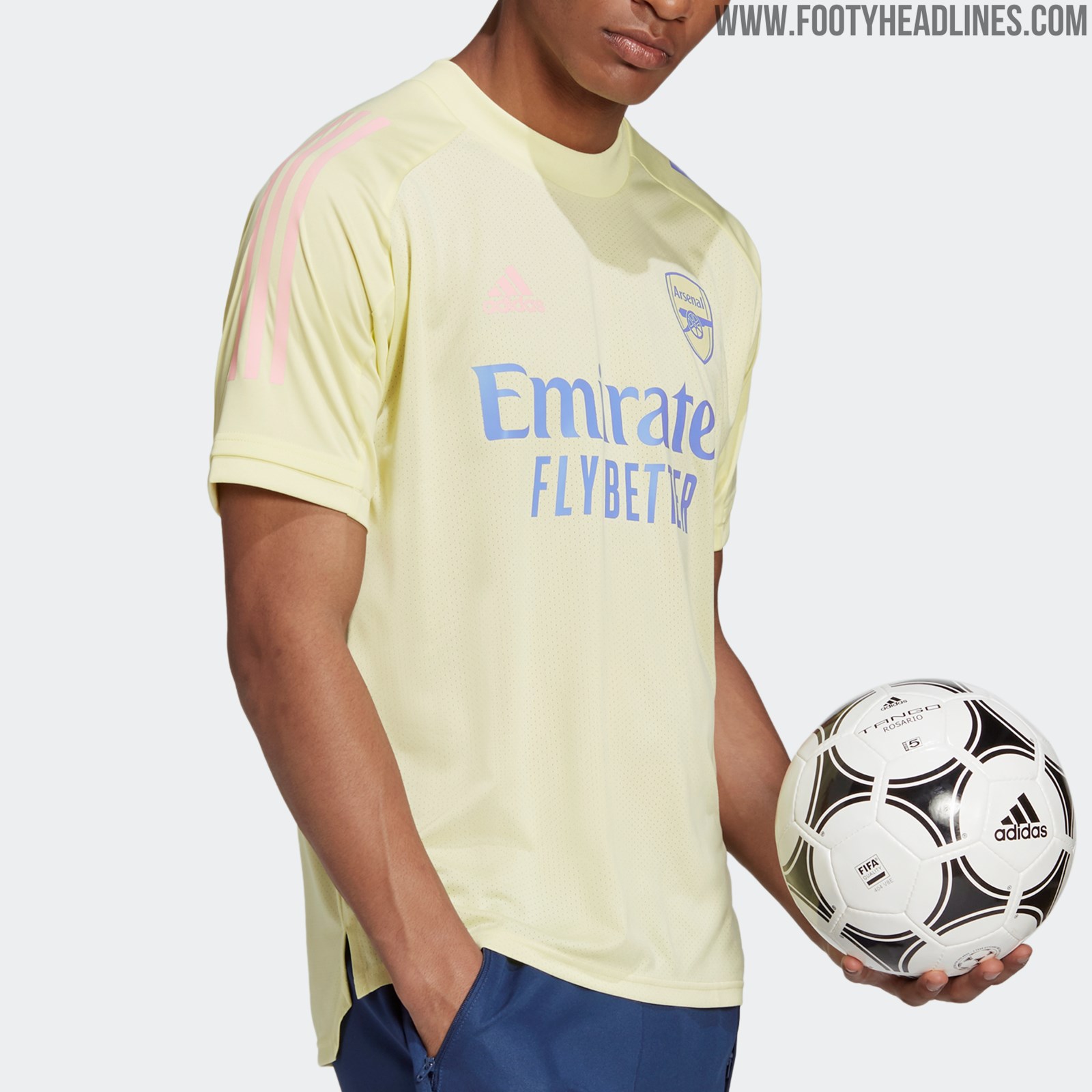 'Yellow Tint' Arsenal 20-21 Training Kit + Pre-Match Shirt Revealed ...