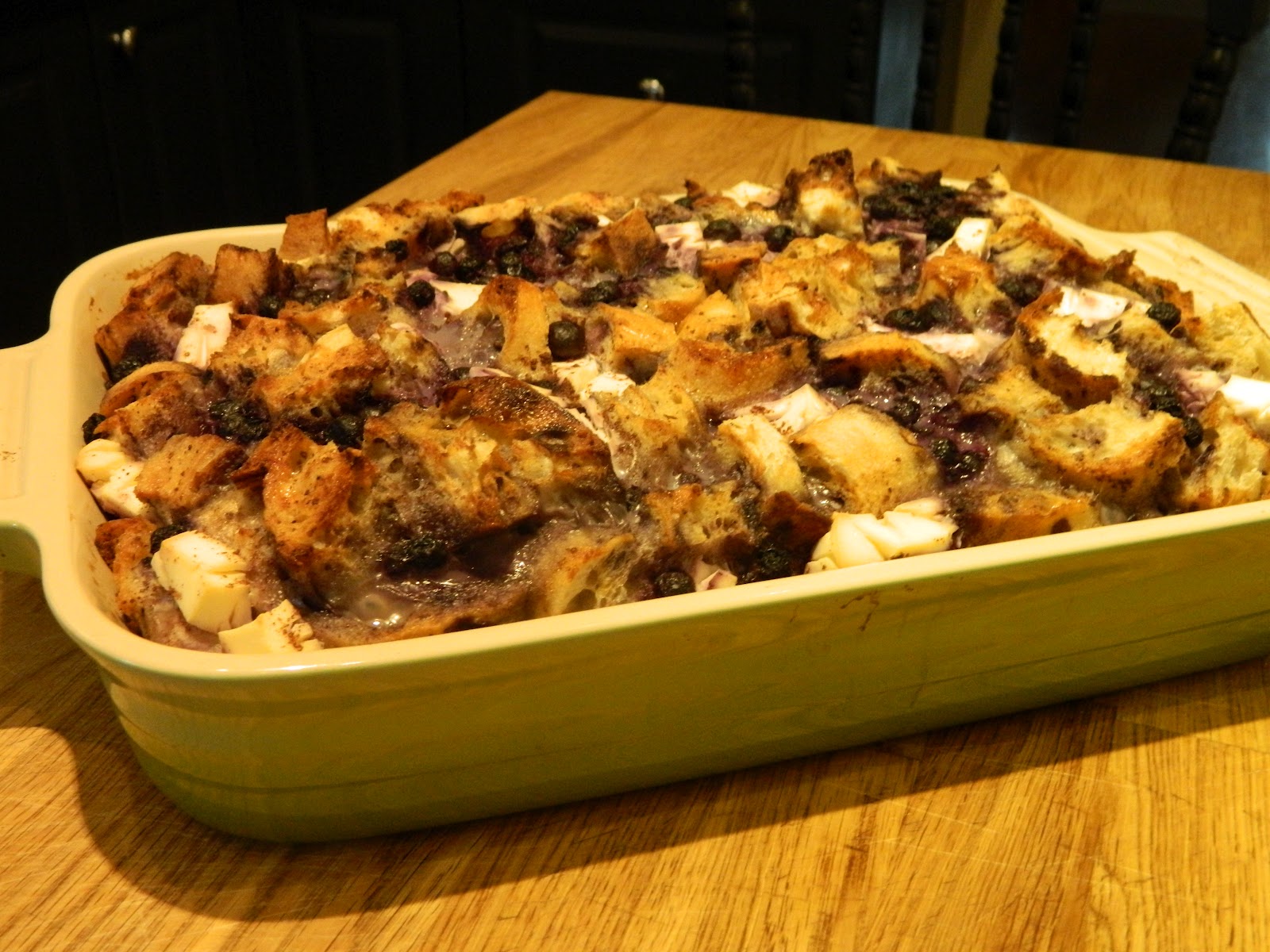 Monkey's Muse: RECIPE: BLUEBERRY BREAKFAST STRATA