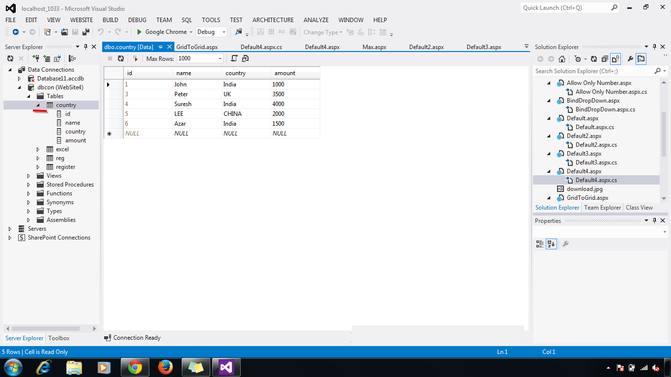 Aspnetcnetvbnetjqueryjavascriptgridviewsql Serverajaxssrs 8360